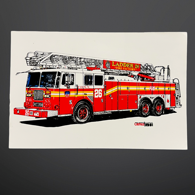 Vintage FDNY Ladder Co. 26 — Clemco GTI Sticker (6” × 4”) – National ...