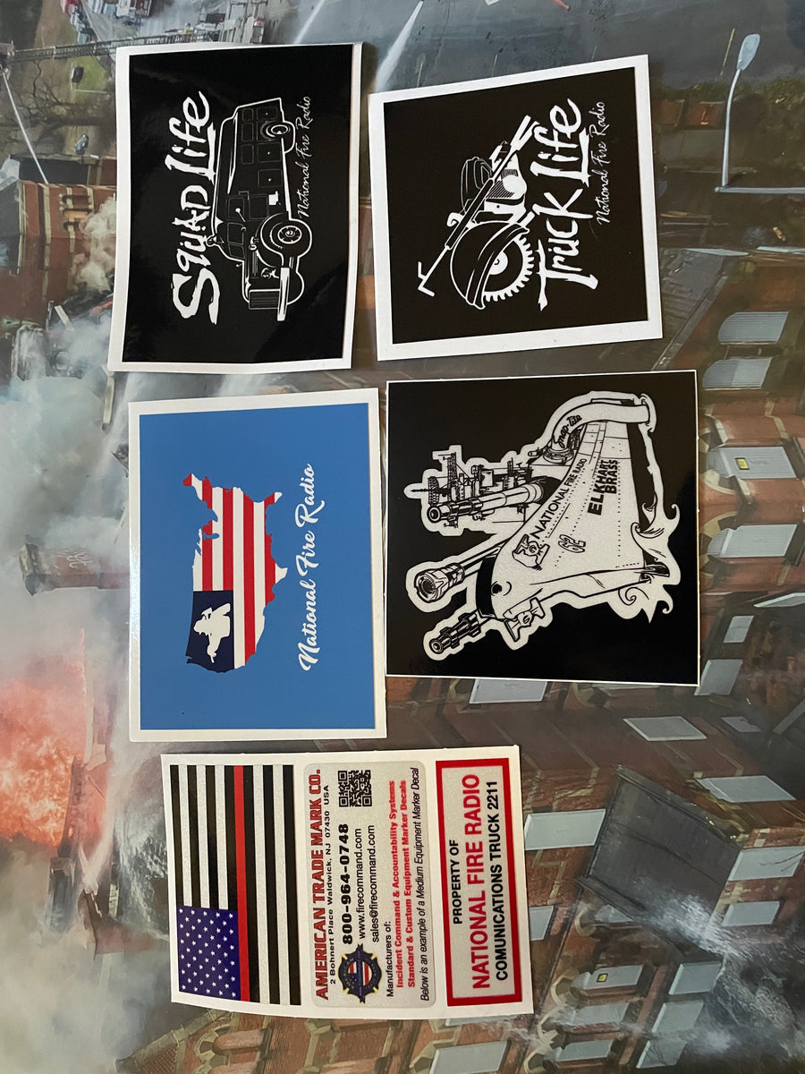 Holiday Sticker Pack – National Fire Radio